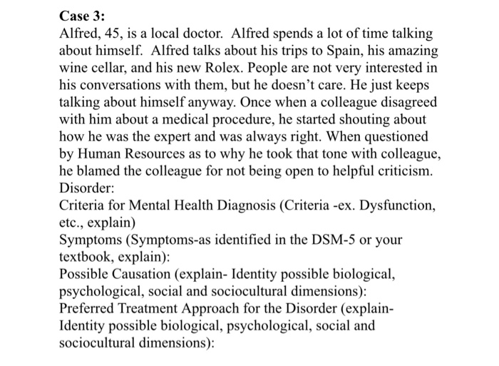 Solved There is 5 case studies. Could you please write the | Chegg.com