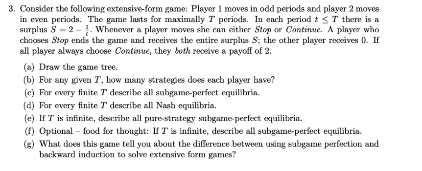 Solved Consider the following extensive-form game: Player 1 | Chegg.com