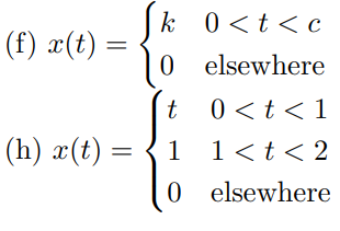 Solved For each of the following functions, (1) draw a | Chegg.com