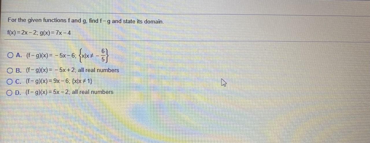 Solved State The Domain And Range For The Following