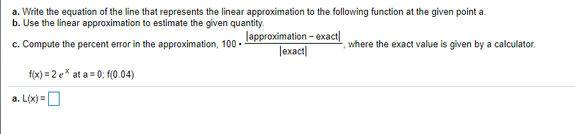 Solved A Write The Equation Of The Line That Represents The