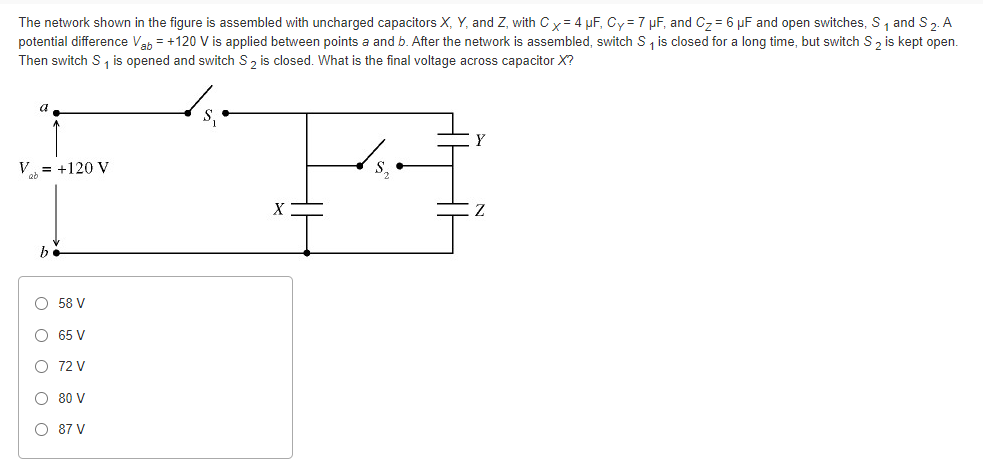 Solved The network shown in the figure is assembled with | Chegg.com