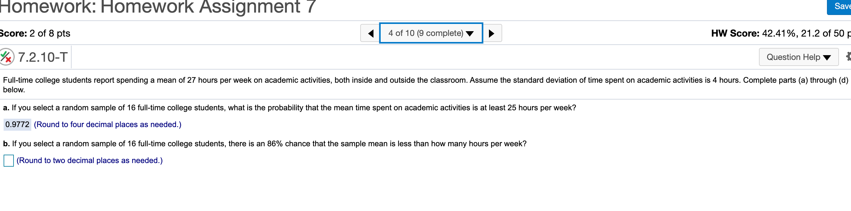 Solved Homework Homework Assignment 7 Save Score 2 Of 8