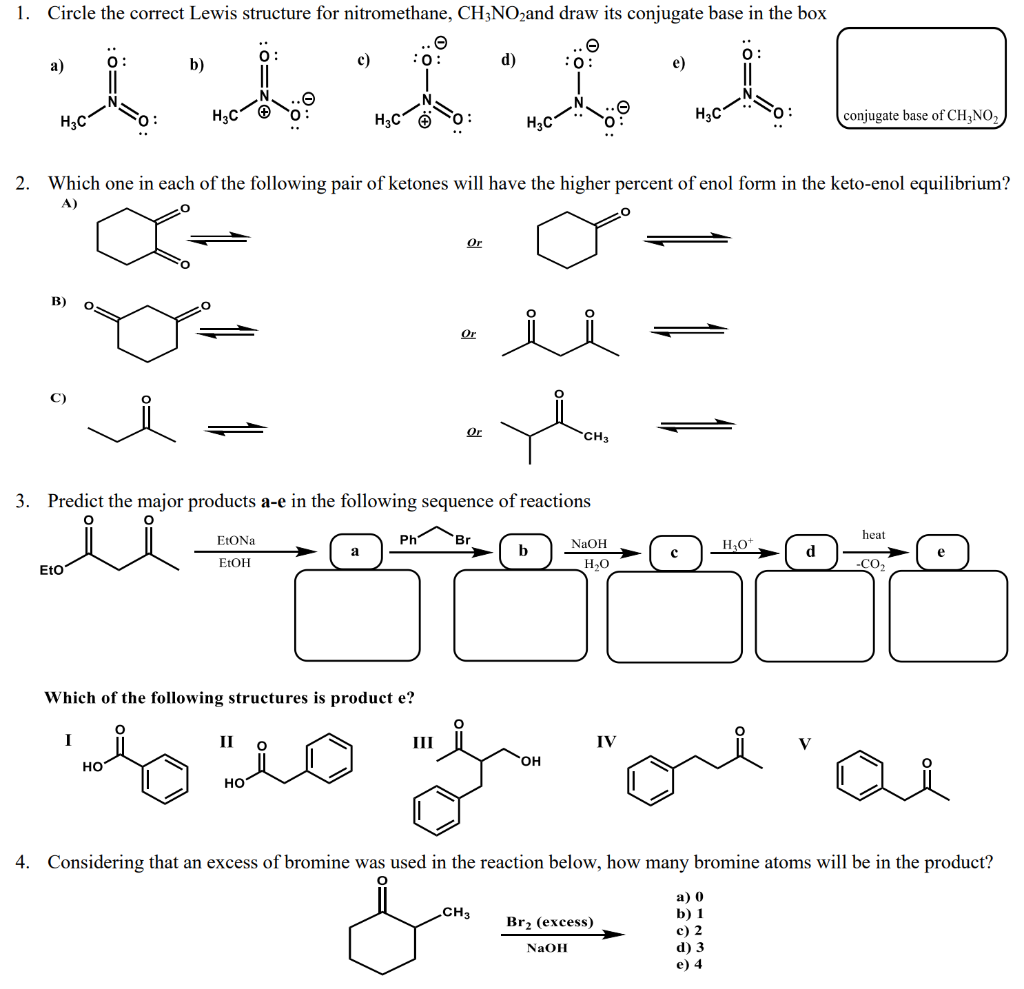 Nitromethane Lewis Structure