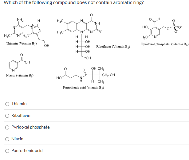 Solved Which of the following compound does not contain | Chegg.com