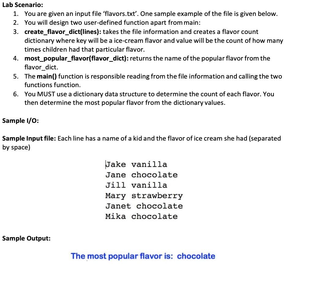 Solved Lab Scenario: 1. You are given an input file | Chegg.com
