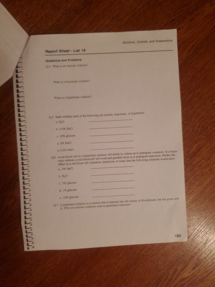 Solved Solutions, Colloids, and Suspensions Report Sheet-Lab | Chegg.com Solved Solutions, Colloids, and Suspensions Report Sheet-Lab | Chegg.com