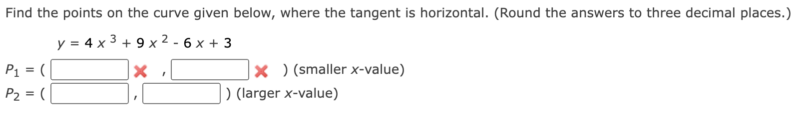 Solved Find the points on the curve given below, where the | Chegg.com