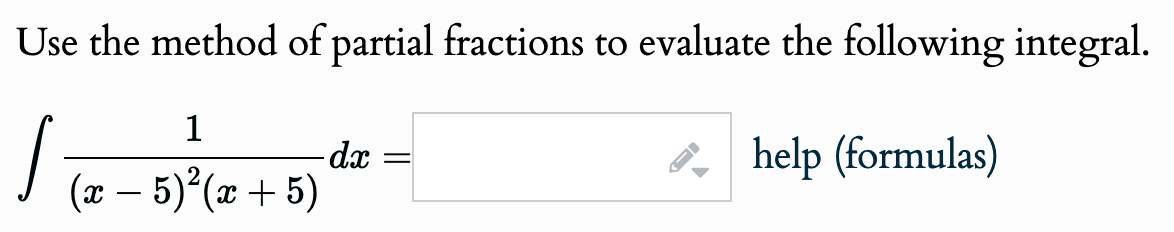 Solved Use the method of partial fractions to evaluate the | Chegg.com