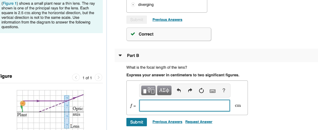 Solved Locate the image by drawing the other two principal | Chegg.com