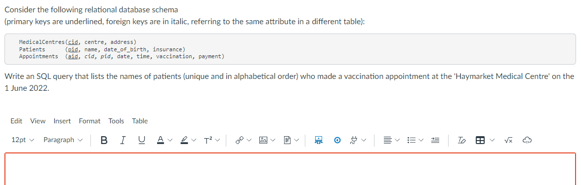 Solved Consider the following relational database schema | Chegg.com