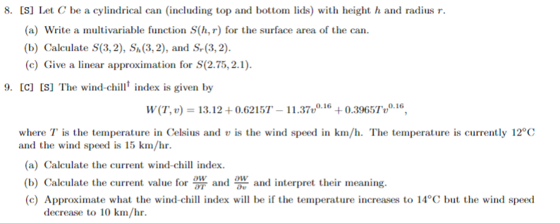Solved [C] - You should use a computer to either graph (e.g. | Chegg.com