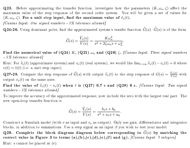 Solved Part 3: Dartboard Positioning System, Second-Order | Chegg.com