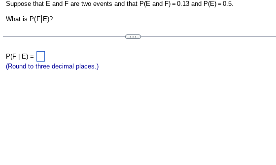Solved Suppose that E and F are two events and that P(E and | Chegg.com