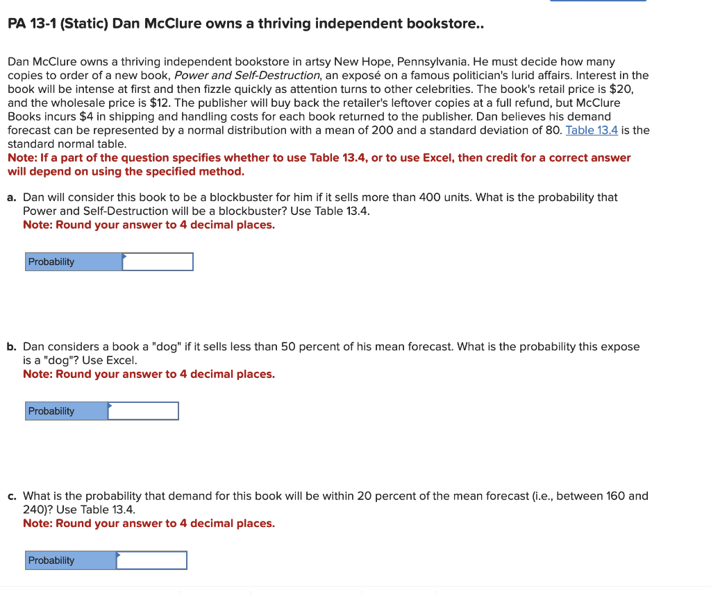 Dan McClure owns a thriving independent bookstore in | Chegg.com
