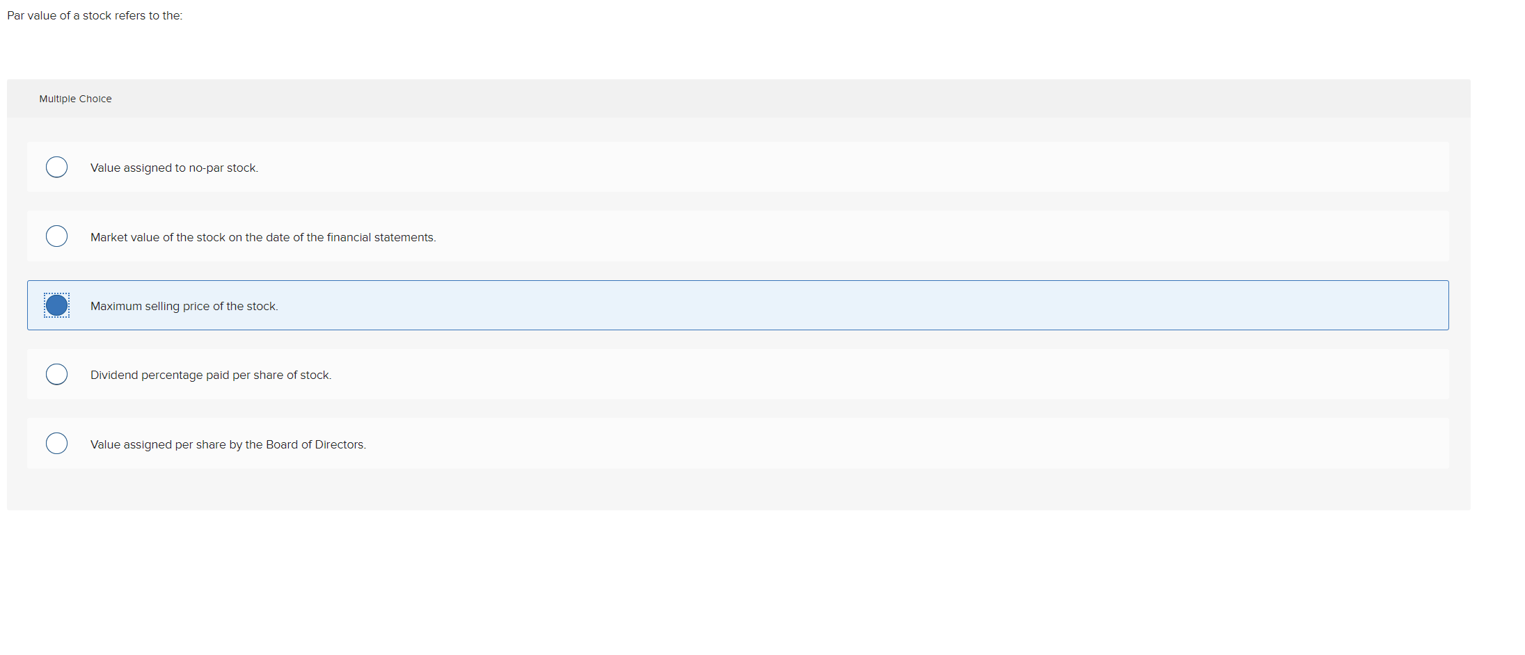 Solved Multiple Choice \begin{tabular}{|c|l|r|r|} \hline Com | Chegg.com