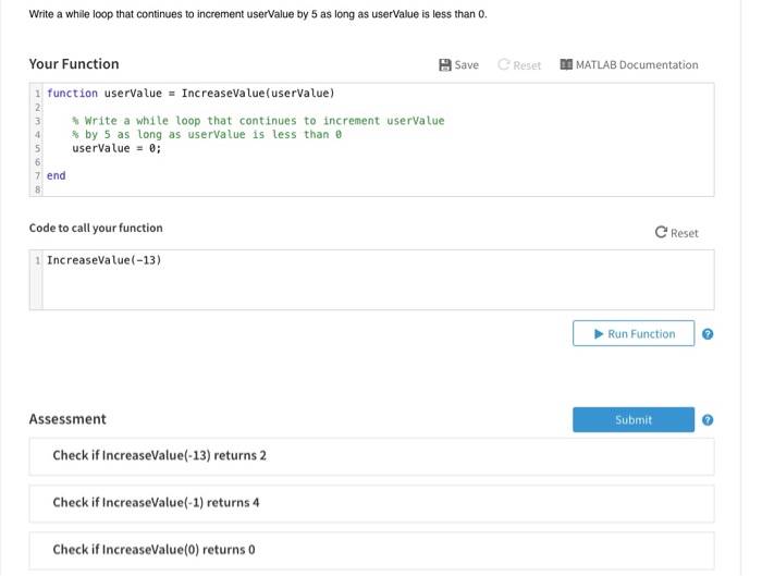 Solved Write a while loop that continues to increment | Chegg.com