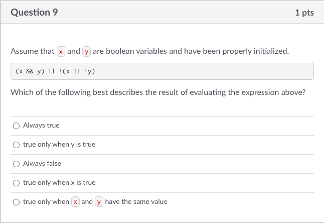Solved Assume That And Are Boolean Variables And Have Been 