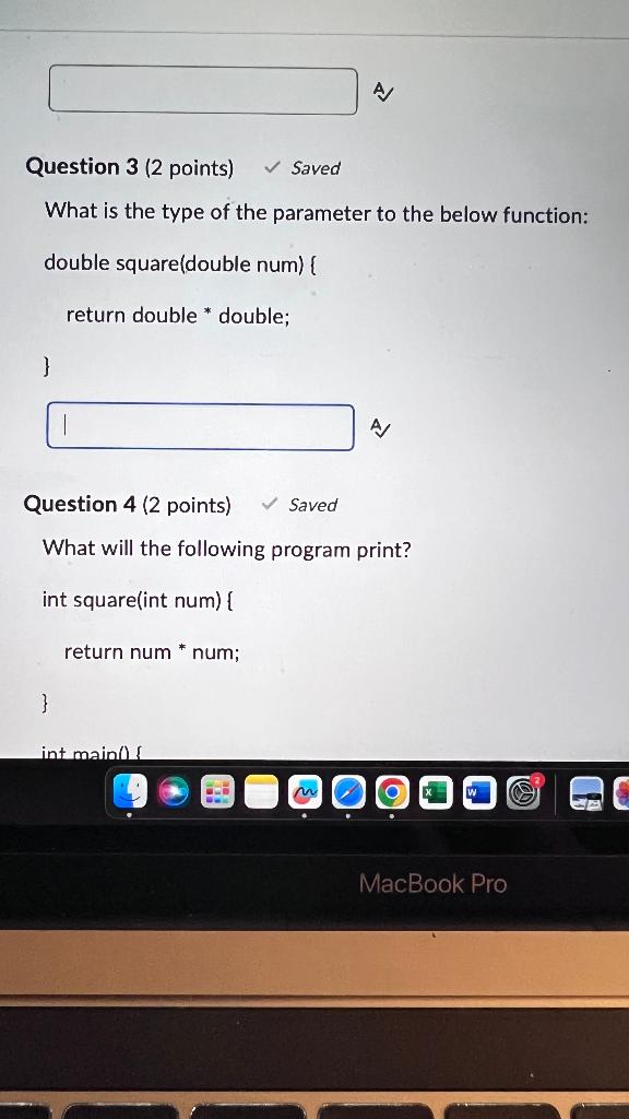 Solved result = square(4); printf ( " %d′′) return 0; 3 | Chegg.com
