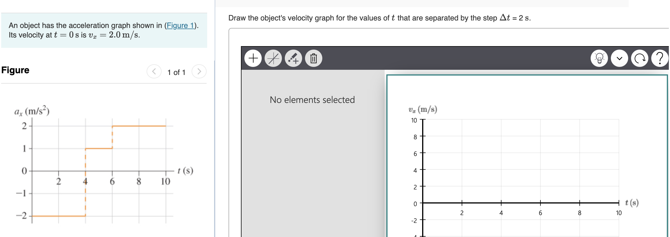 Solved Draw the object's velocity graph for the values of t | Chegg.com Solved Draw the object's velocity graph for the values of t | Chegg.com