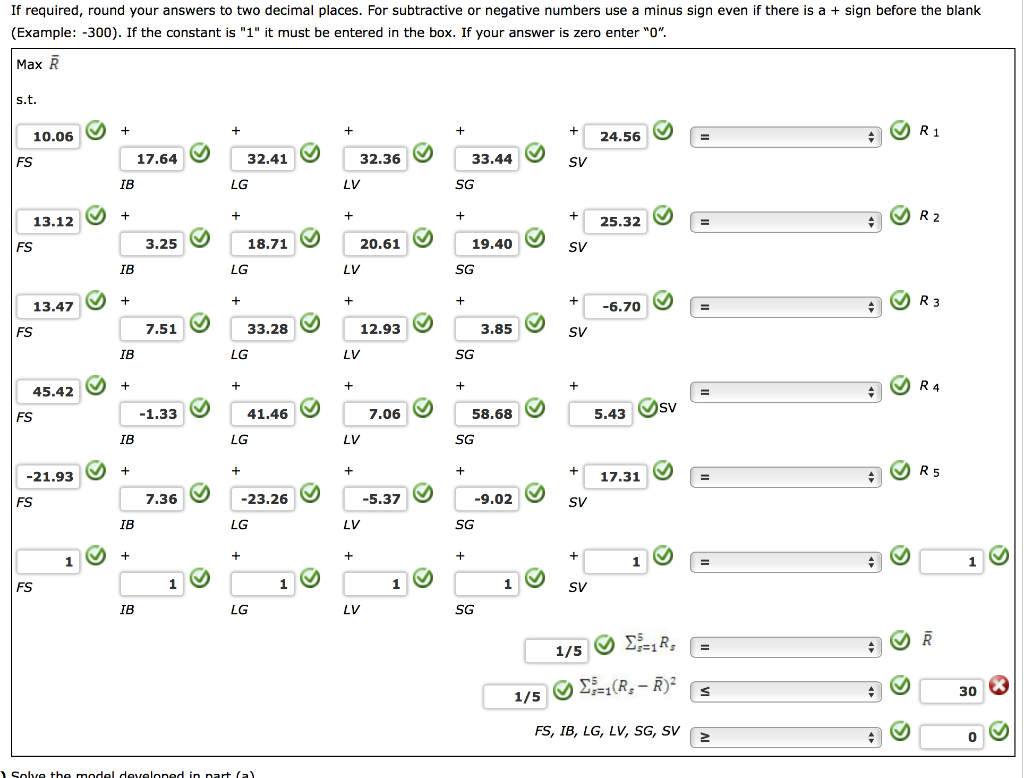 Solved A second version of the Markowitz portfolio model | Chegg.com