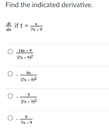 Solved Find the indicated | Chegg.com