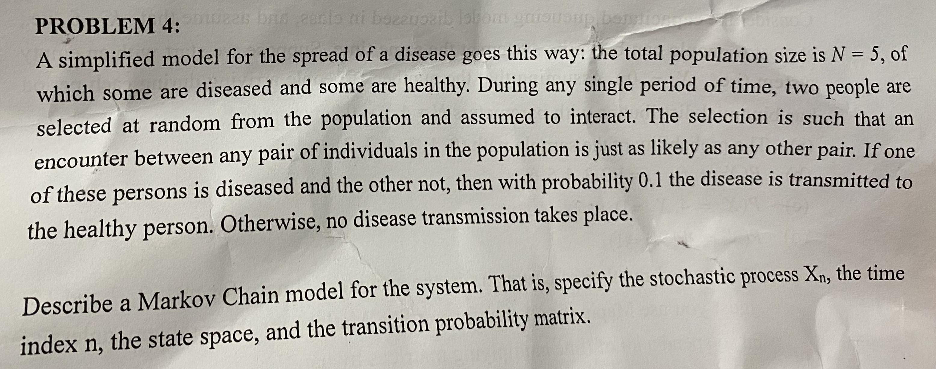 Solved PROBLEM 4:A simplified model for the spread of a | Chegg.com