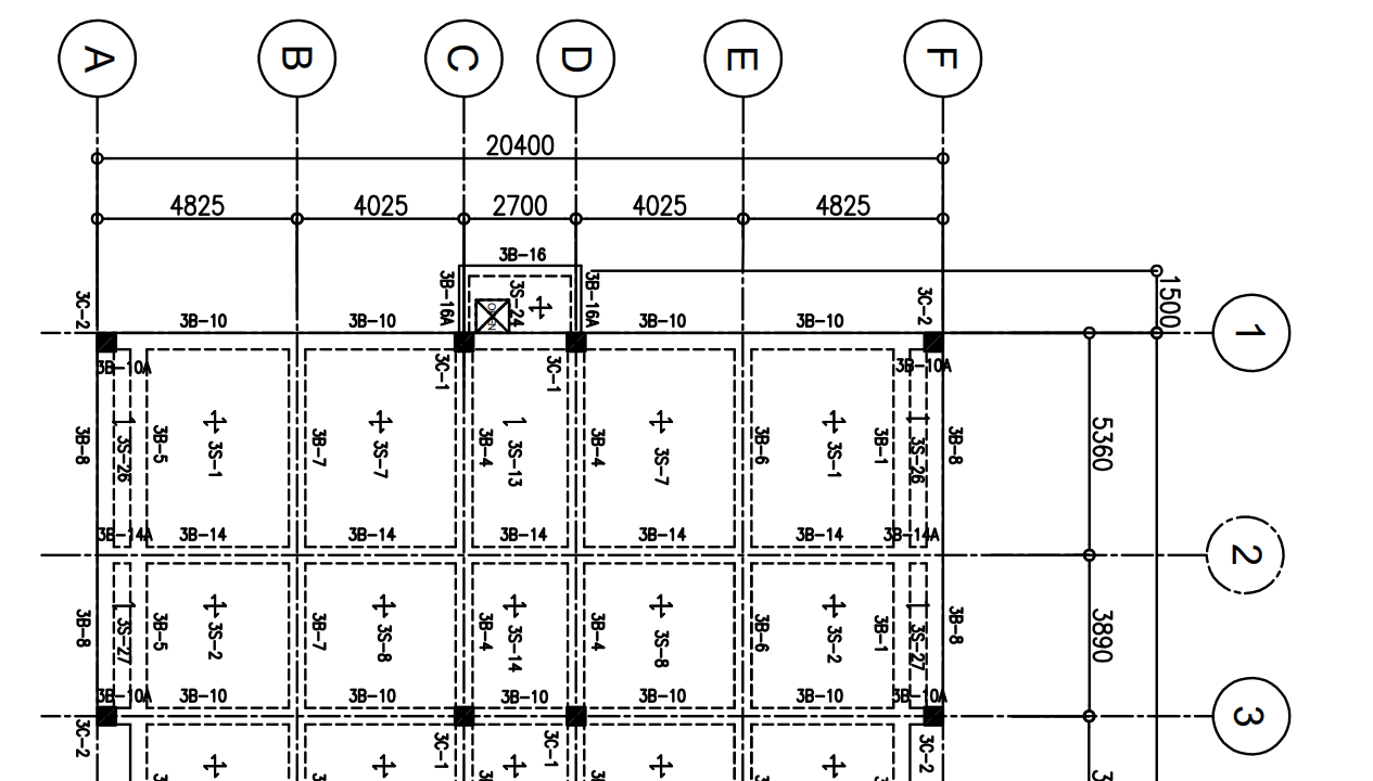 SCHEDULE OF COLUMNS COLUMN MARKING LEVEL SECTION (B X | Chegg.com