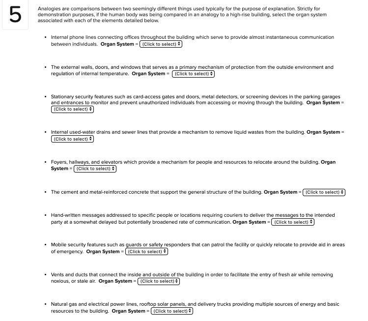 Solved Answer options include: circulatory, endocrine, | Chegg.com