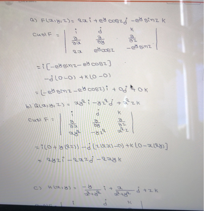 Solved Problem 3 One And Only One Of The Vector Fields In