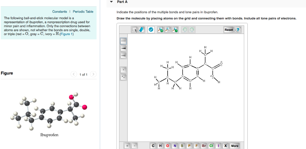 Solved Indicate the positions of the multiple bonds and lone | Chegg.com
