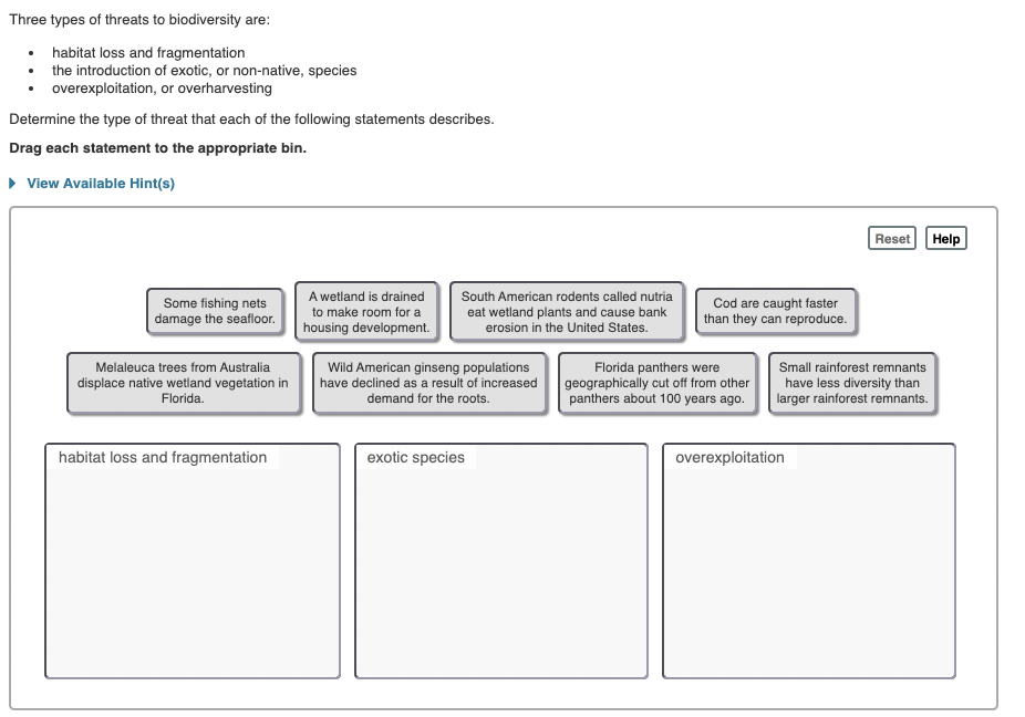 Solved Biodiversity can be studied at three levels: genetic | Chegg.com