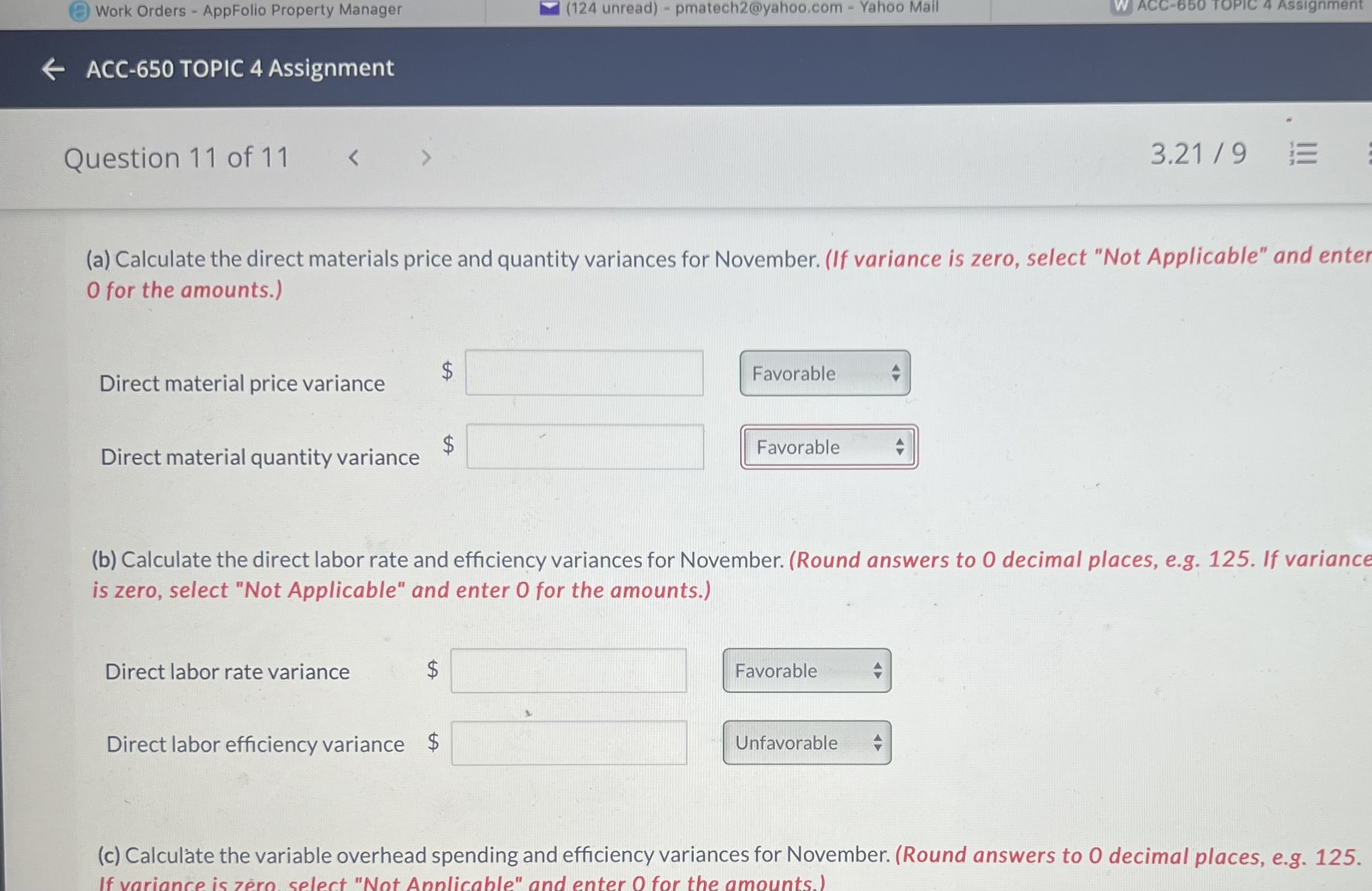 Solved Variable Overhead Budget \begin{tabular}{|c|c|c|c|} | Chegg.com
