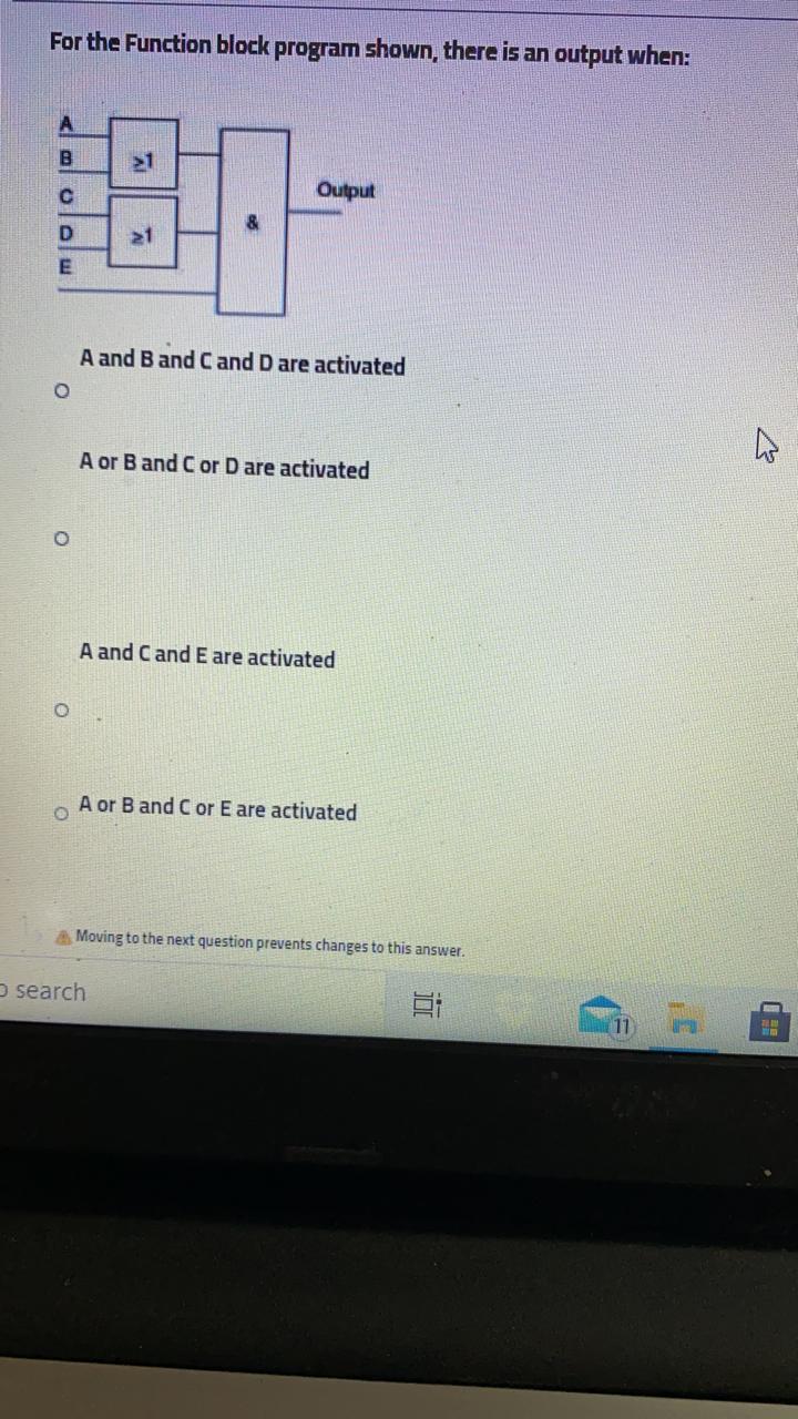 Solved For the Function block program shown, there is an | Chegg.com