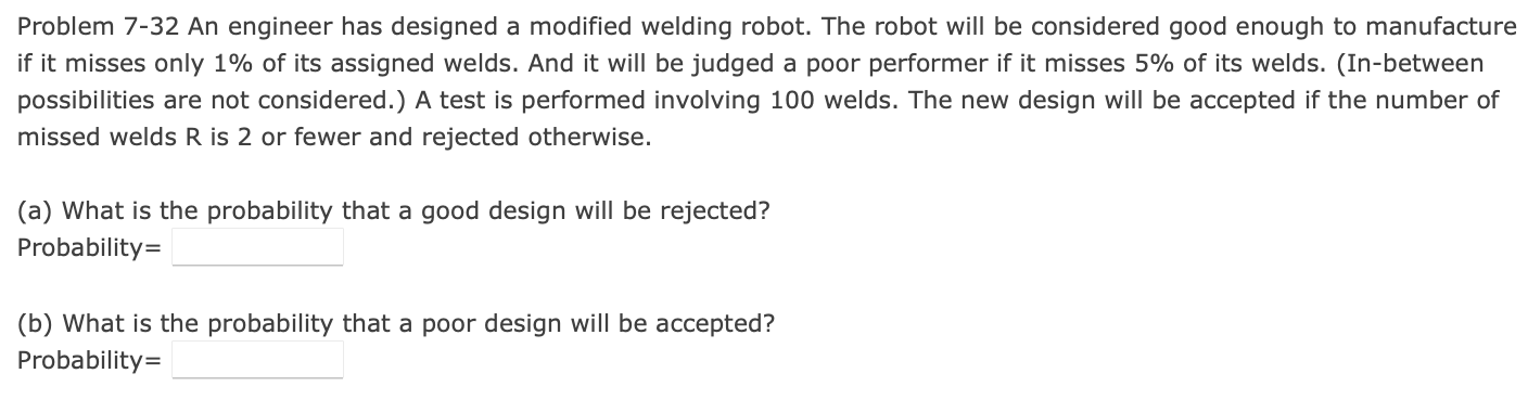Solved Problem 7-32 An engineer has designed a modified | Chegg.com