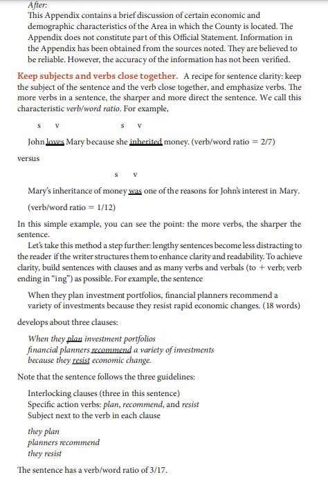 Watch sentence length. Documents composed of | Chegg.com