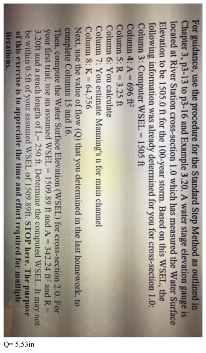 Solved For guidance, use the procedure for the Standard Step | Chegg.com