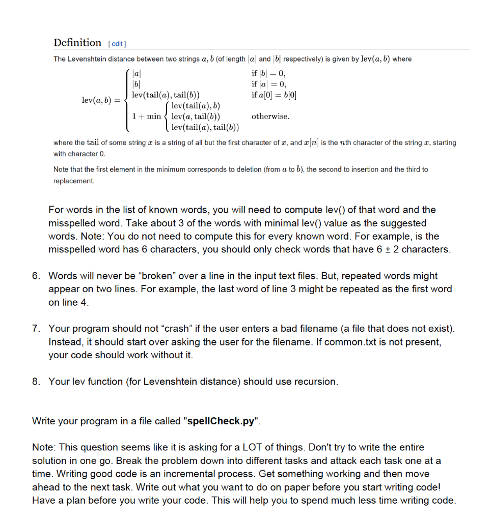 Part 1: Text Processing [50 marks] You will create a | Chegg.com