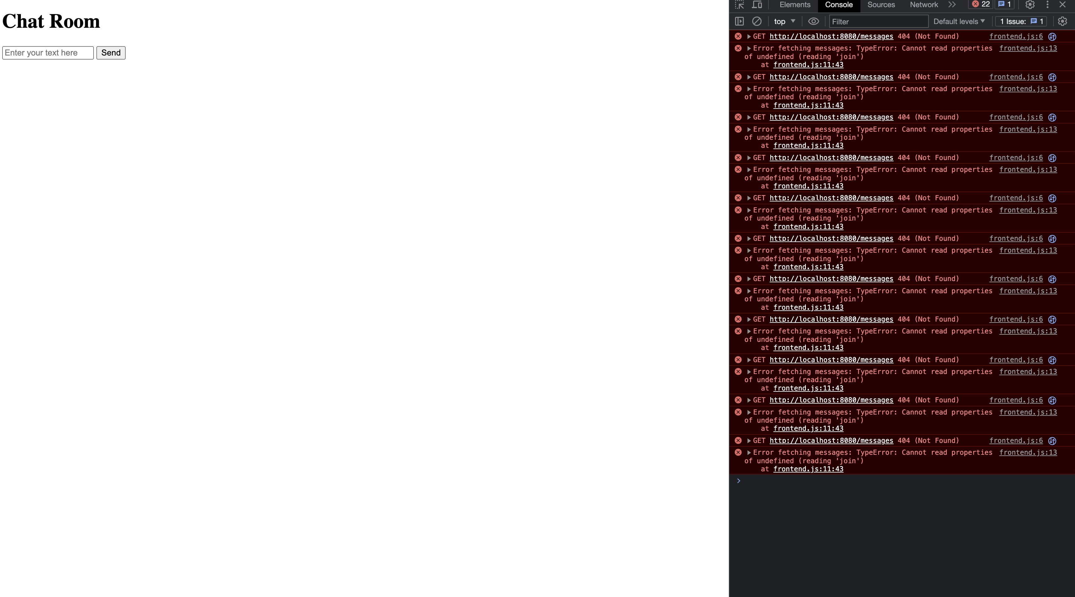 Solved Create a chat application using Node and Fetch API | Chegg.com