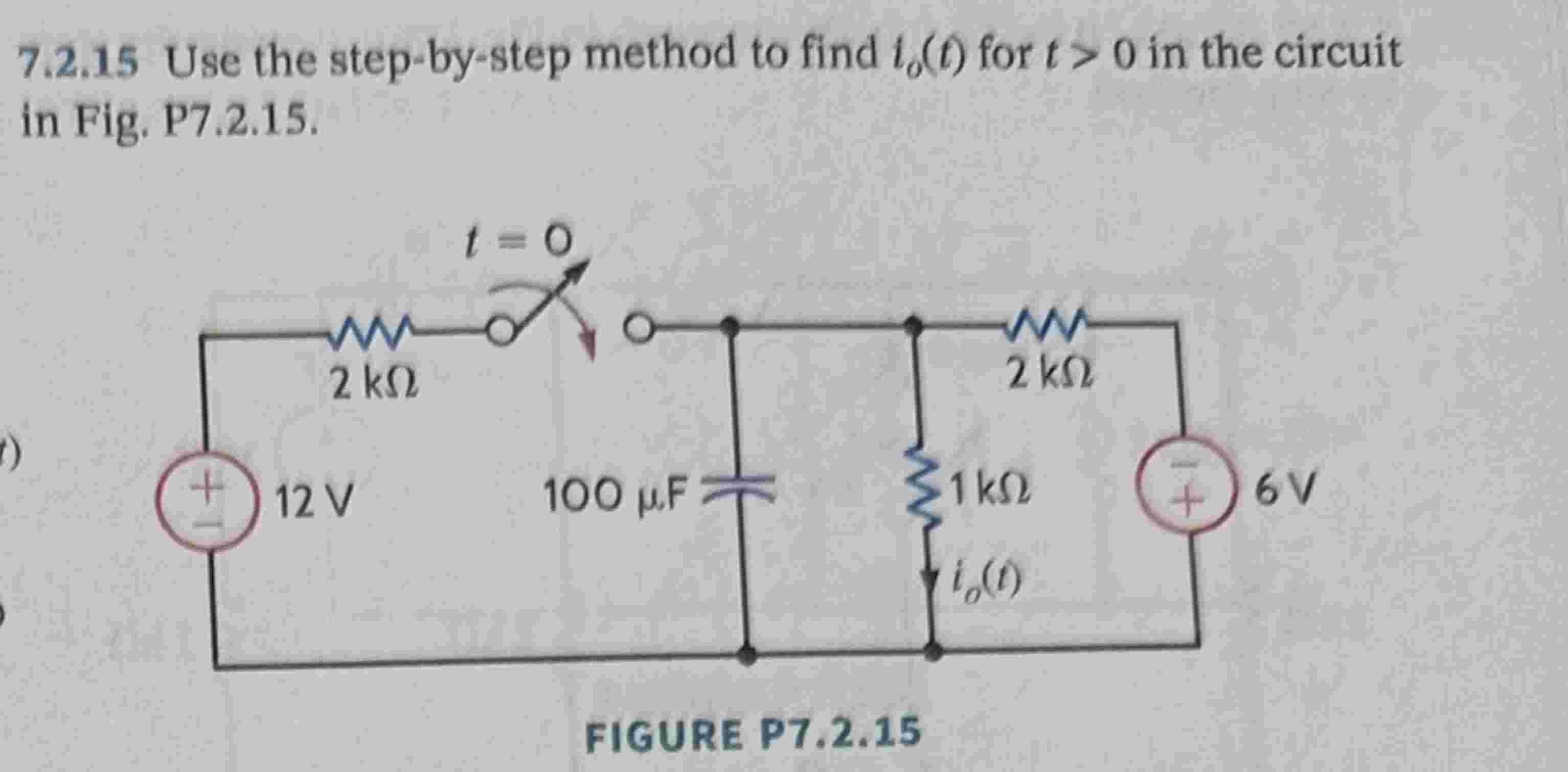 Solved 7.2.15 ﻿Use the step-by-step method to find t_(0)(t) | Chegg.com