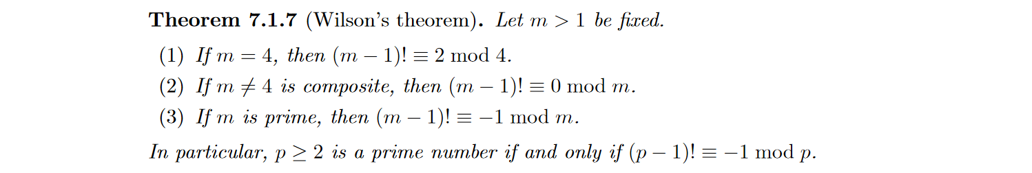 Solved Use Wilson's Theorem to prove that for any prime p, | Chegg.com
