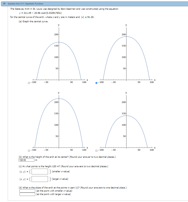 Solved 17. Question from 3.11: Hyperbolic Functions The | Chegg.com
