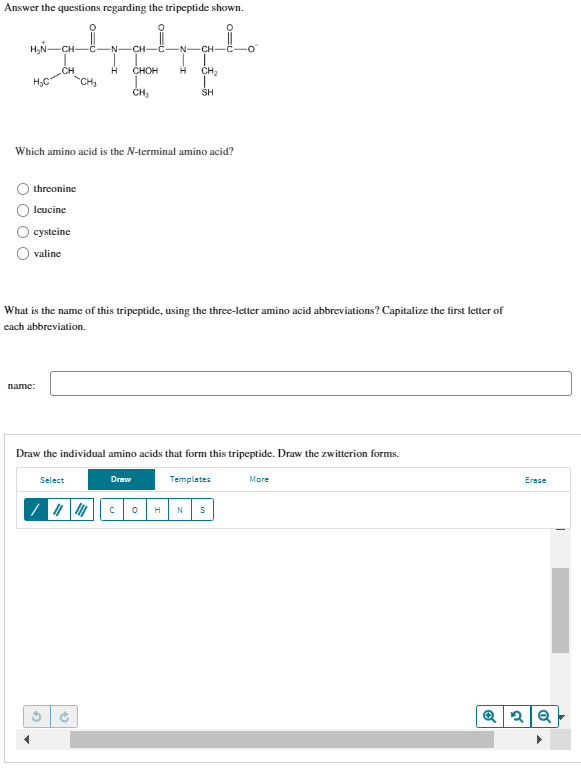 Solved An amino acid is given. Identify the amino acid. | Chegg.com Solved An amino acid is given. Identify the amino acid. | Chegg.com