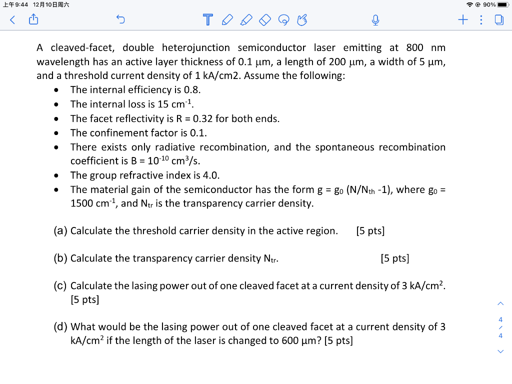 A Cleaved Facet Double Heterojunction Semiconductor