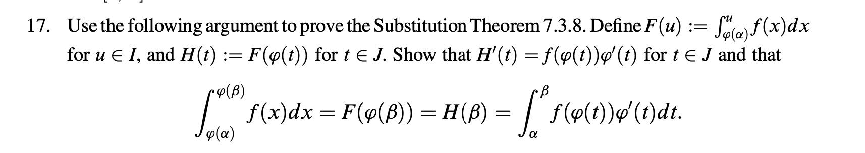Solved 7. Use the following argument to prove the | Chegg.com