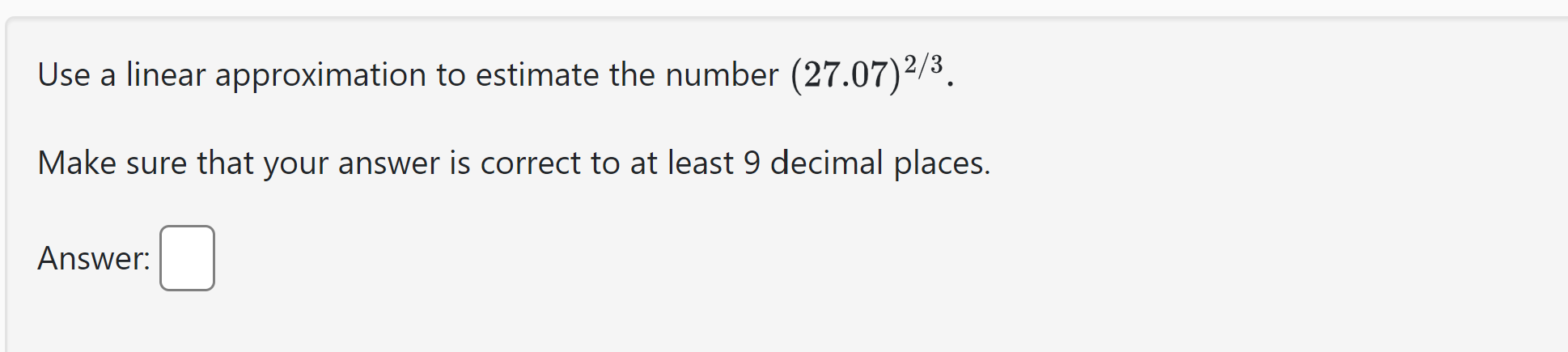 Solved Use a linear approximation to estimate the number | Chegg.com