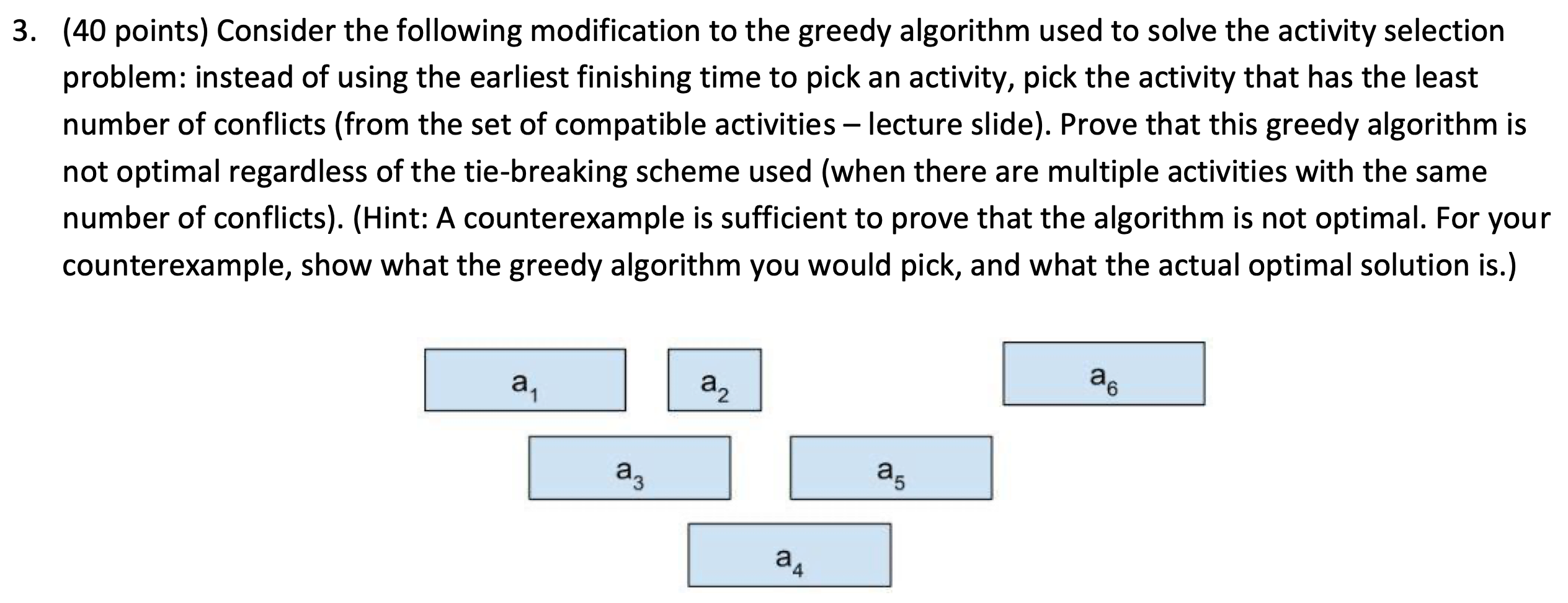 3. (40 points) Consider the following modification to | Chegg.com