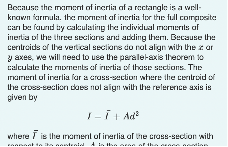 Solved Learning Goal: To section a composite shape into | Chegg.com