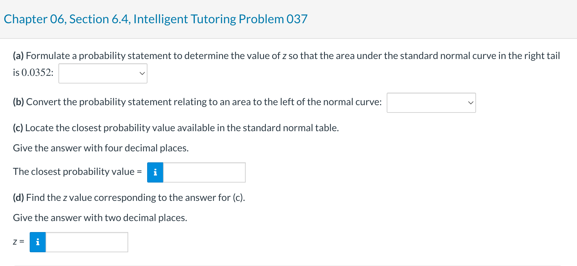 Solved Chapter 06, ﻿Section 6.4, ﻿Intelligent Tutoring | Chegg.com