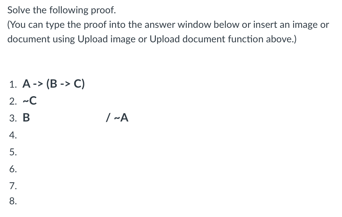 Solved Cannot use indirect proofs or conditional proofs. | Chegg.com